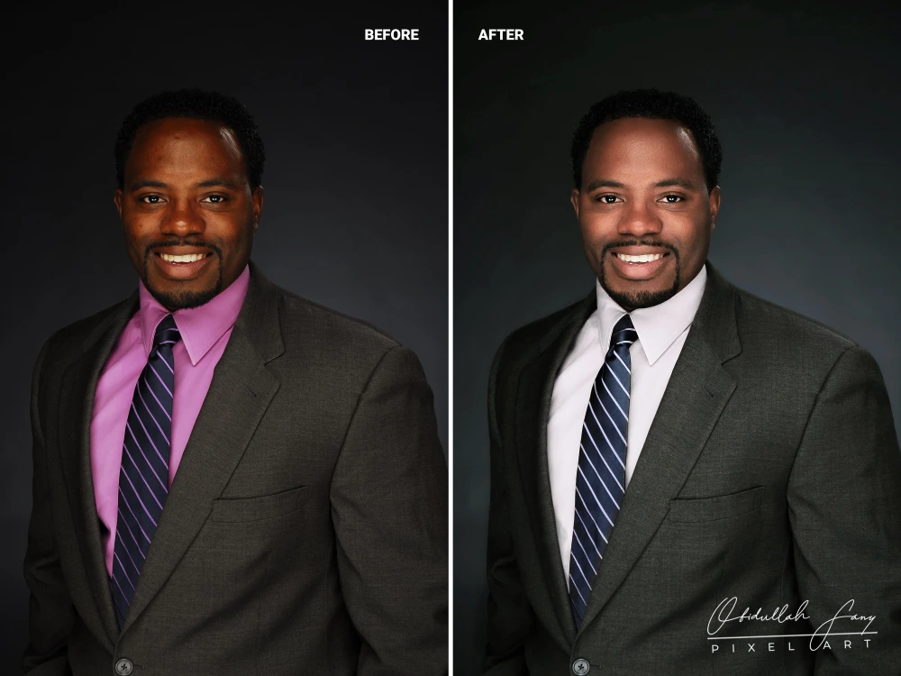 Advanced headshot photo editing | Upwork