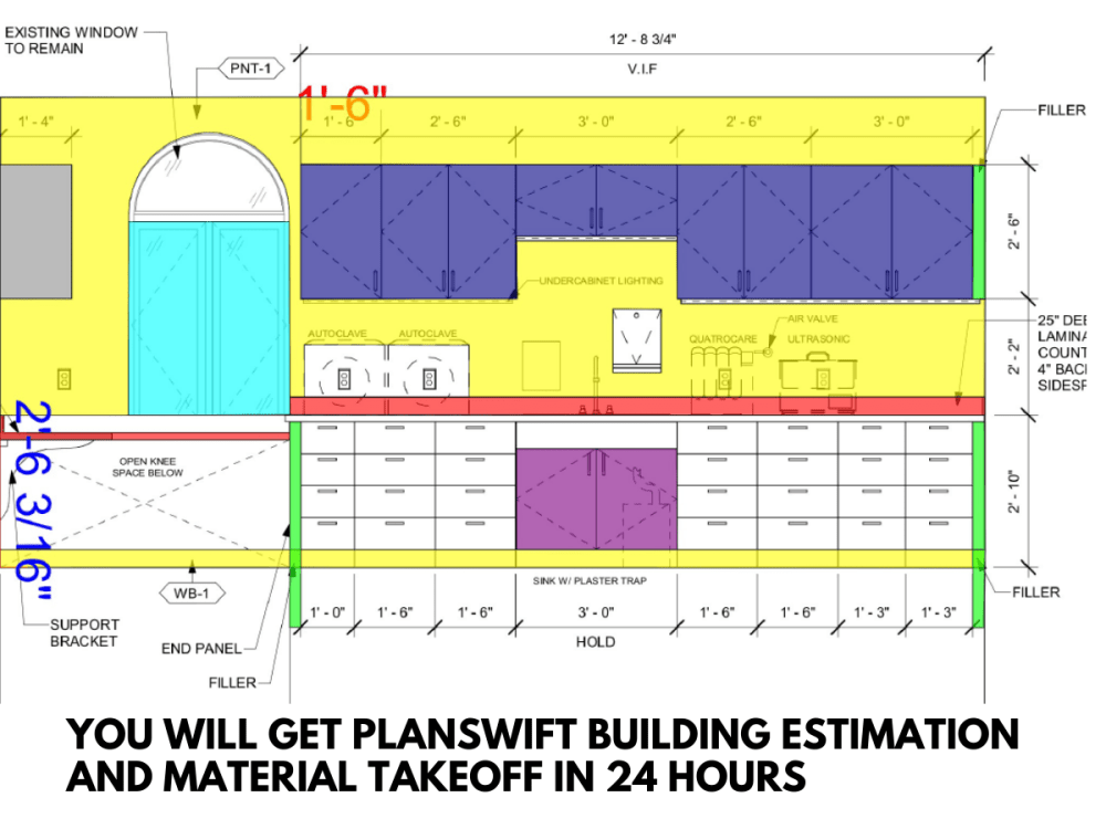 PlanSwift building estimation and material takeoff in 24 hours. | Upwork