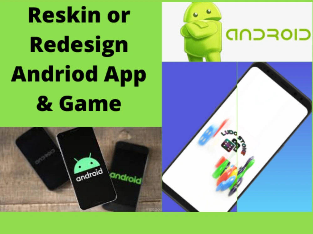 Reskin App in android studio and unity platform. | Upwork