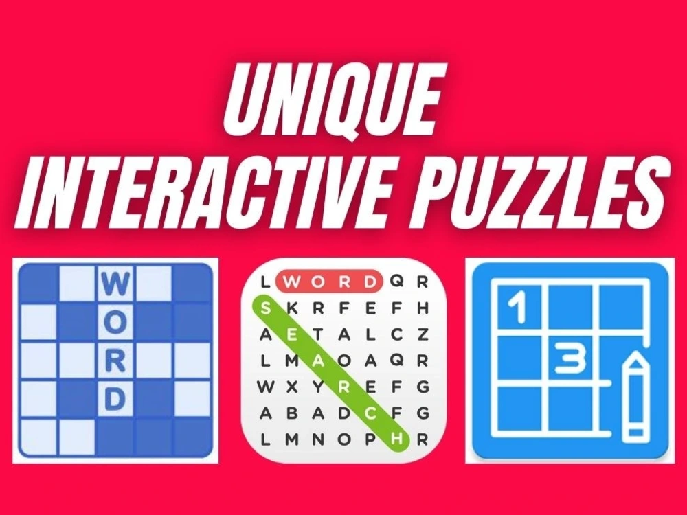 An awesome interactive crosswords and word search puzzles | Upwork