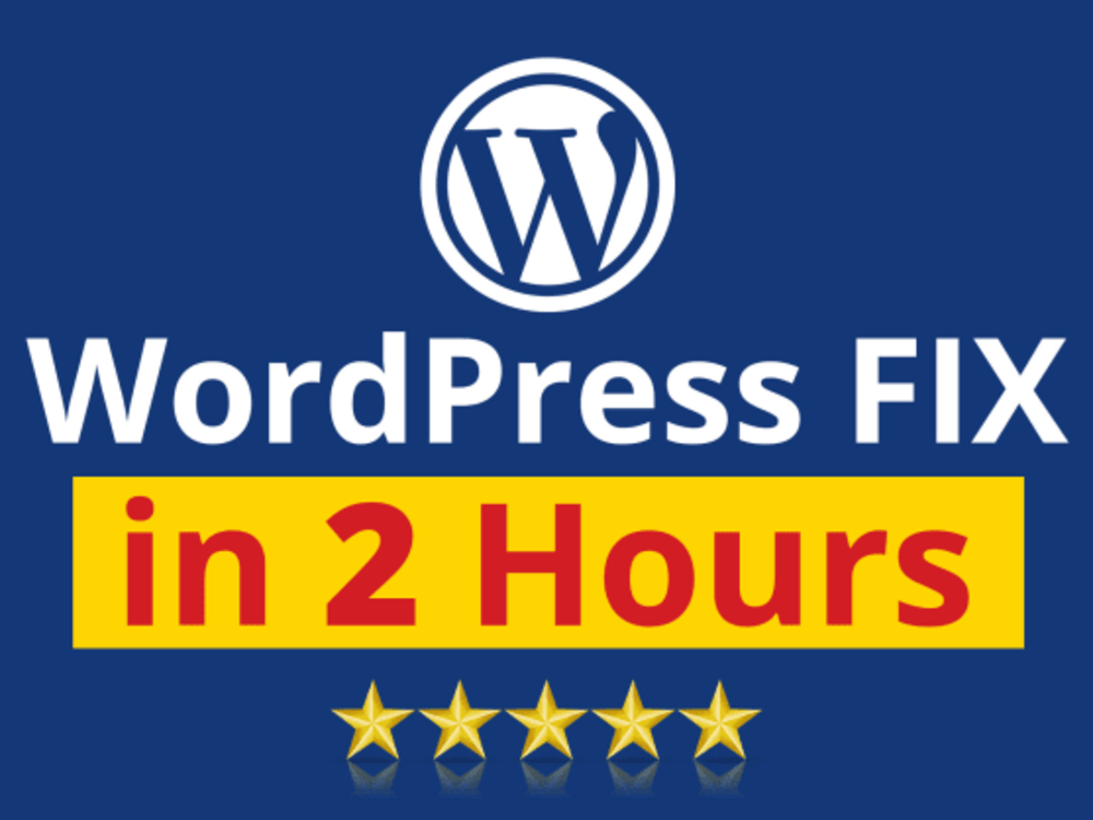 Fix wordpress errors, wordpress issues and wordpress bugs quickly | Upwork