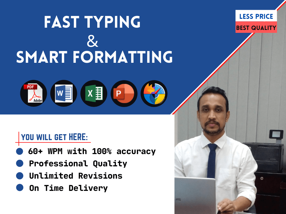 Fast typing, fast retyping, fast data entry, copy paste | Upwork