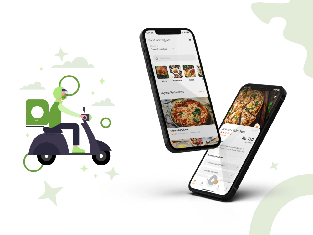 Food delivery mobile app as UberEats, DoorDash Foodpanda for Android or iOS | Upwork