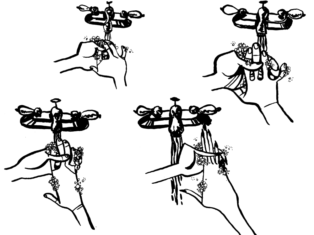 A clear, stylish instructional line drawing | Upwork