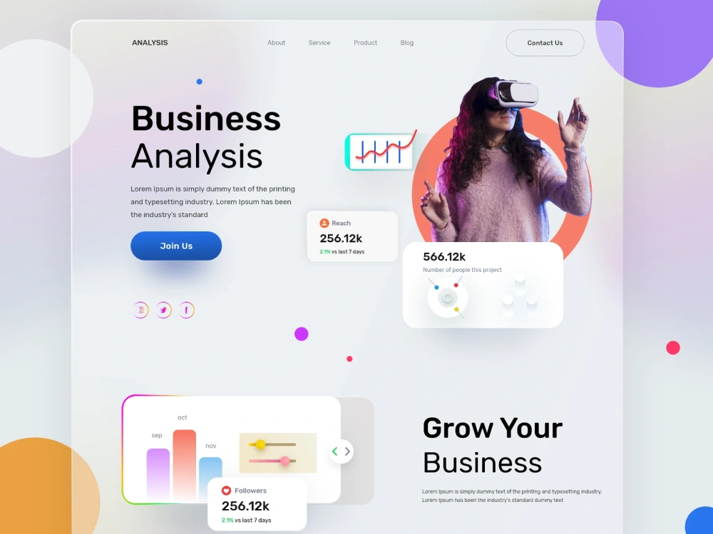 Website UI UX design with new color and design | Upwork