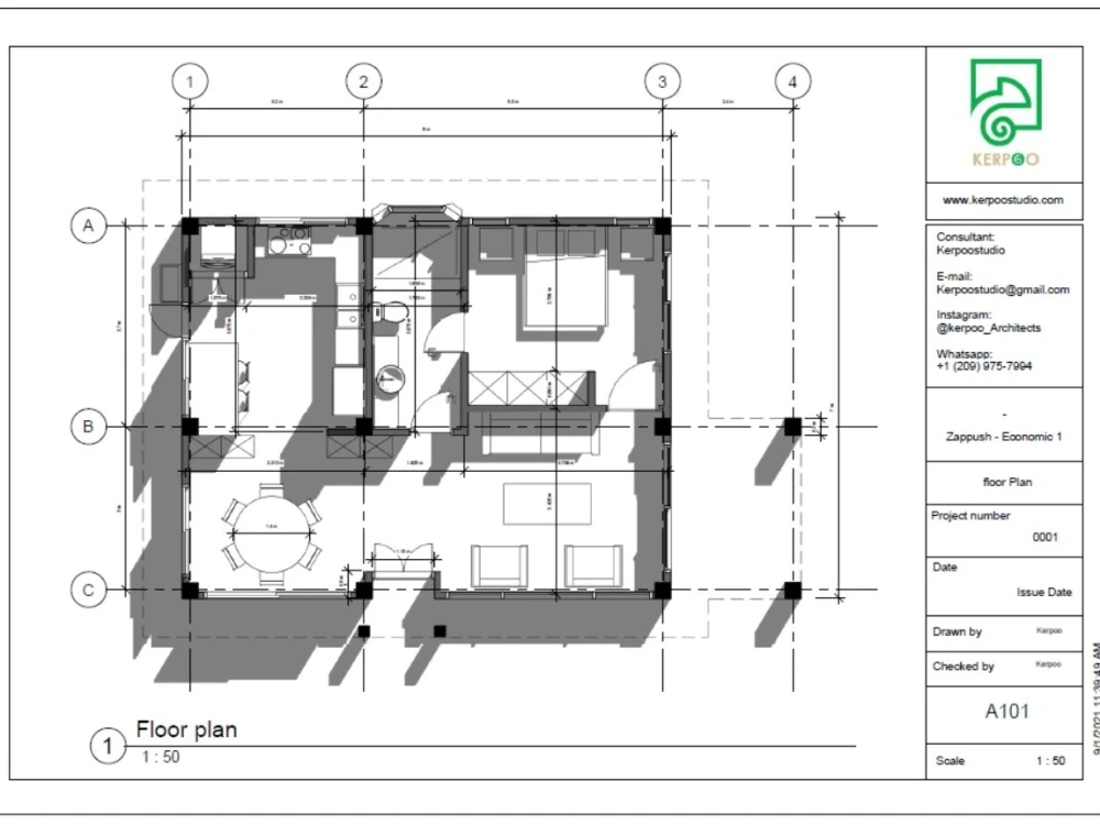 Architectural floor plans , elevations, sections | Upwork