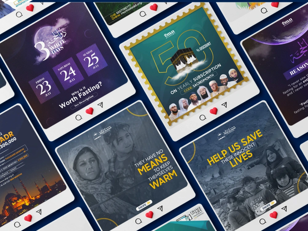 Designed professional Islamic ads and social media posts | Upwork