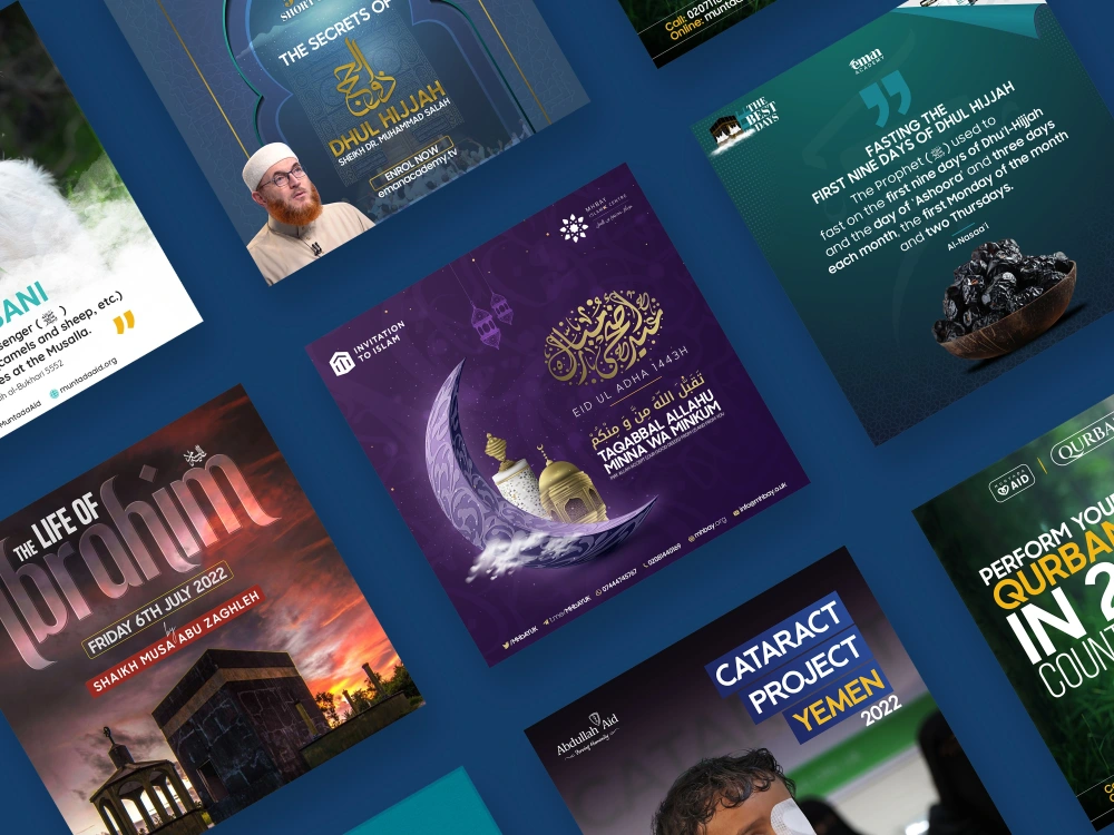Designed professional Islamic ads and social media posts | Upwork