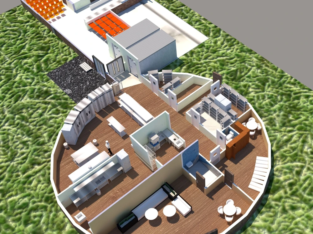Commercial Kitchen Equipment Layout With MEP drawings / 3D Rendering ...