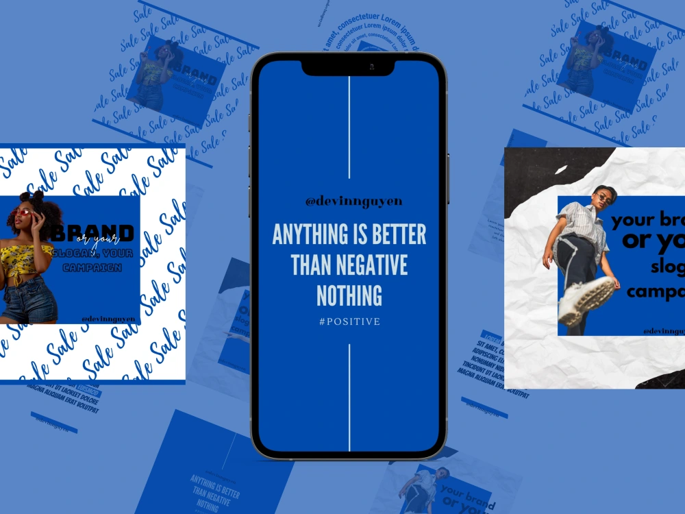 Unique social media template, short video IG story for your brand | Upwork