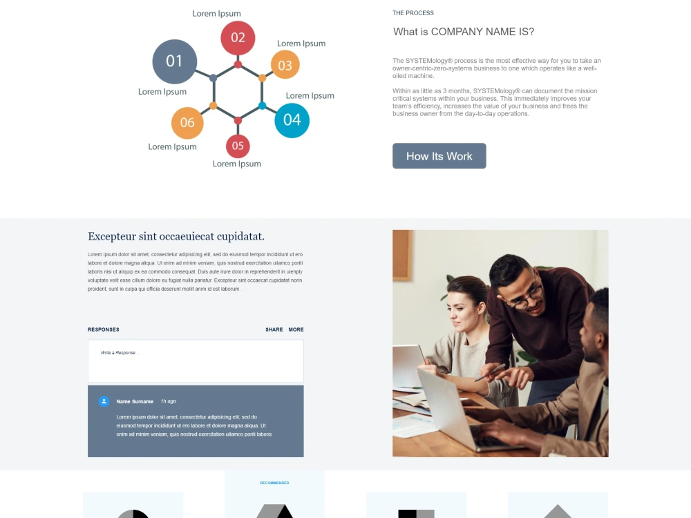 A fantastic deliverable single-page website layout design | Upwork