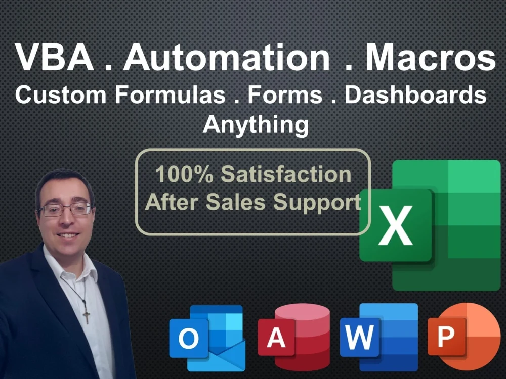 Your excel, access, word, outlook vba macros automation | Upwork