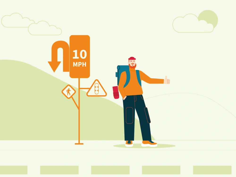 A flat vector illustration as fast as possible | Upwork