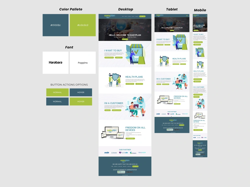 A Marvelous mock-up design for your website | Upwork