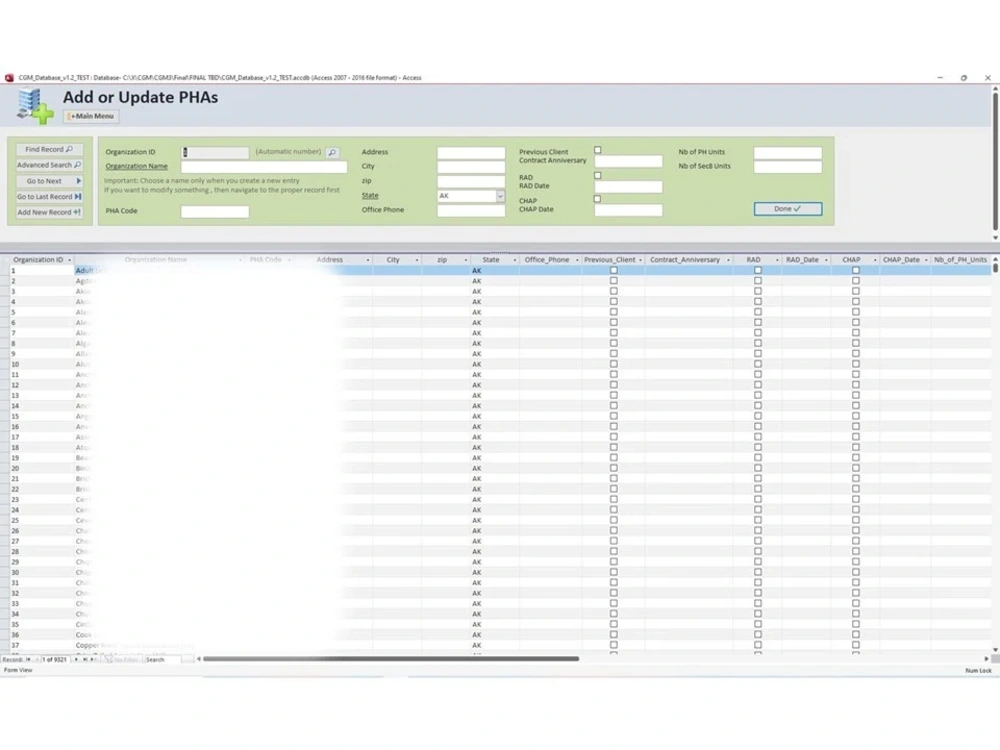 A custom designed and optimised access database | Upwork