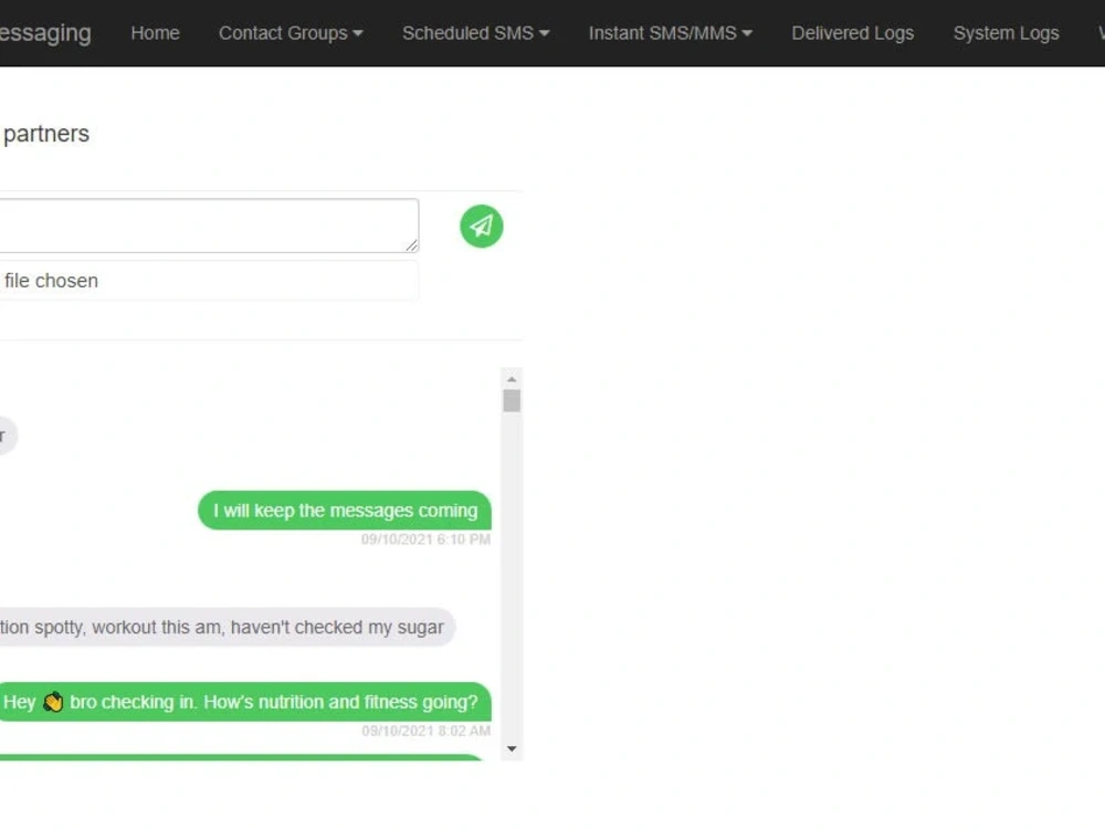 Automated scheduled web messaging system | Upwork
