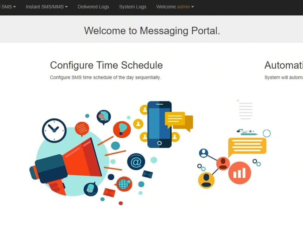 Automated scheduled web messaging system | Upwork