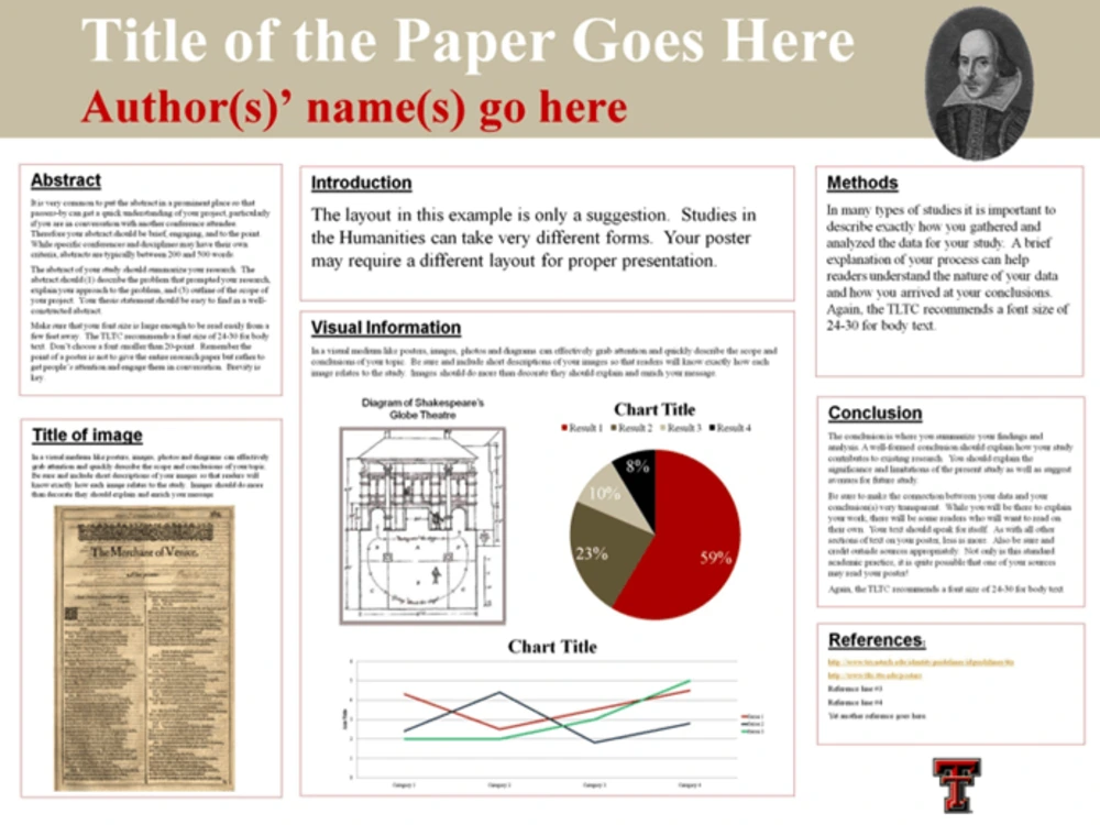 Poster presentation with charts and images. | Upwork