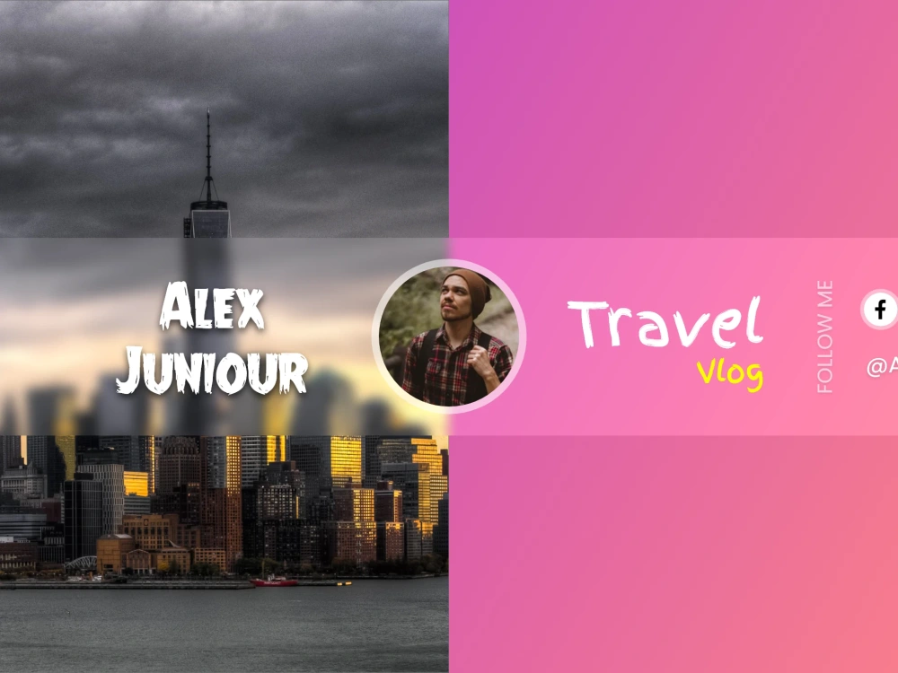 Minimalist YouTube channel art design | Upwork