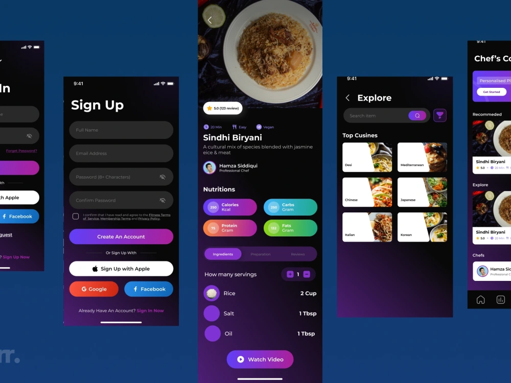 IOS and Android mobile app or web app in Flutter & Dart | Upwork