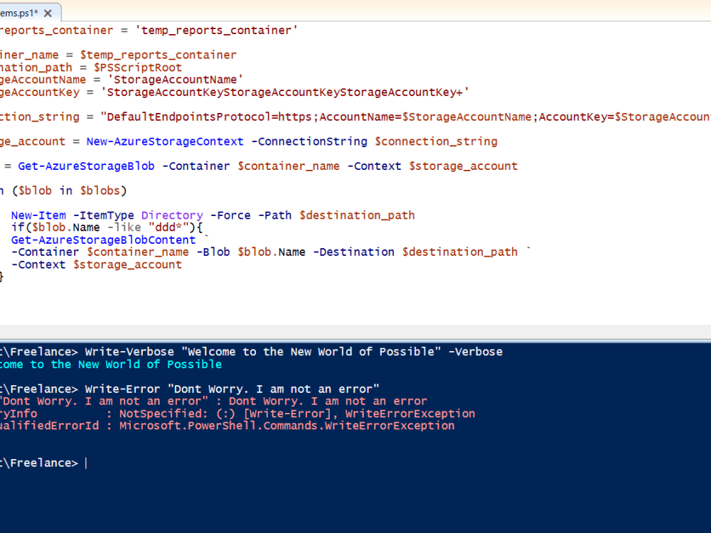 A to the point Automation Script for your task with comments ...