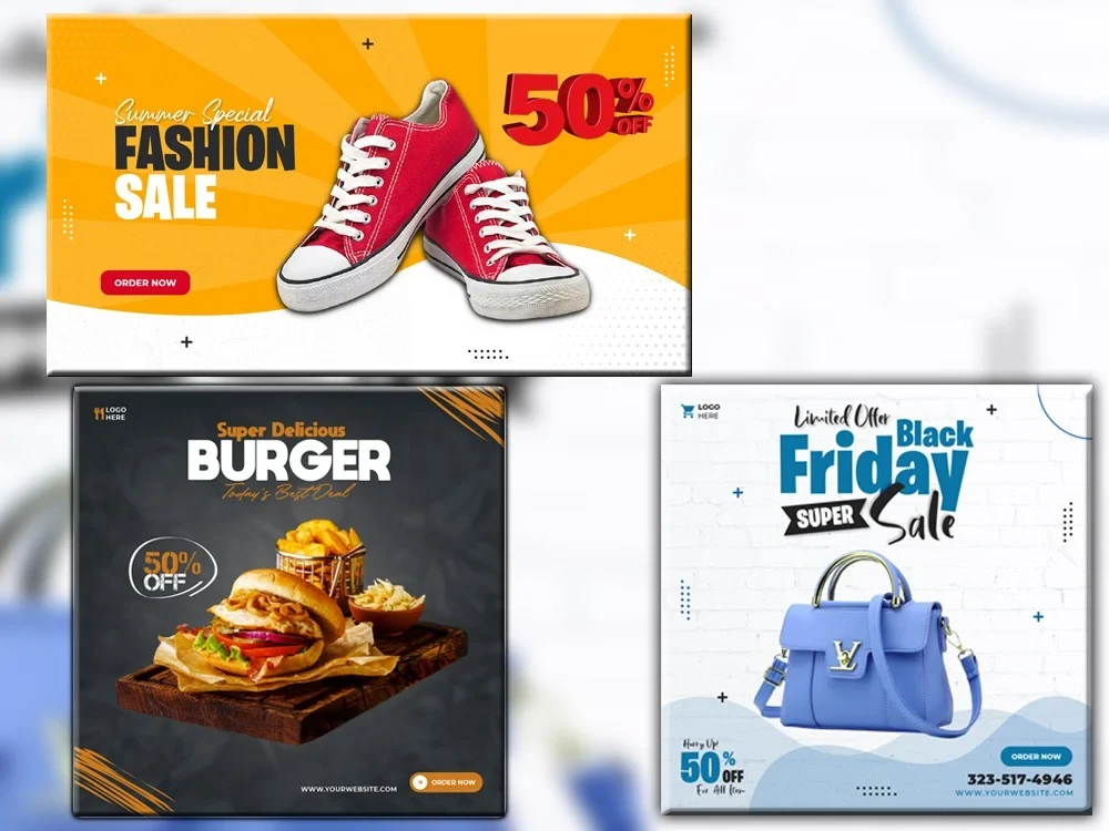 Attractive YouTube Thumbnails,Banners,Poster Designes,Social Media Ads ...