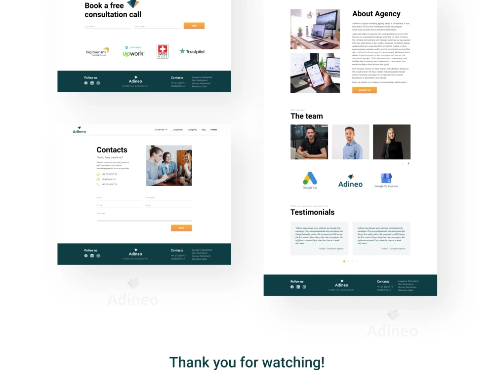 A stylish high-quality website design in Figma | Upwork