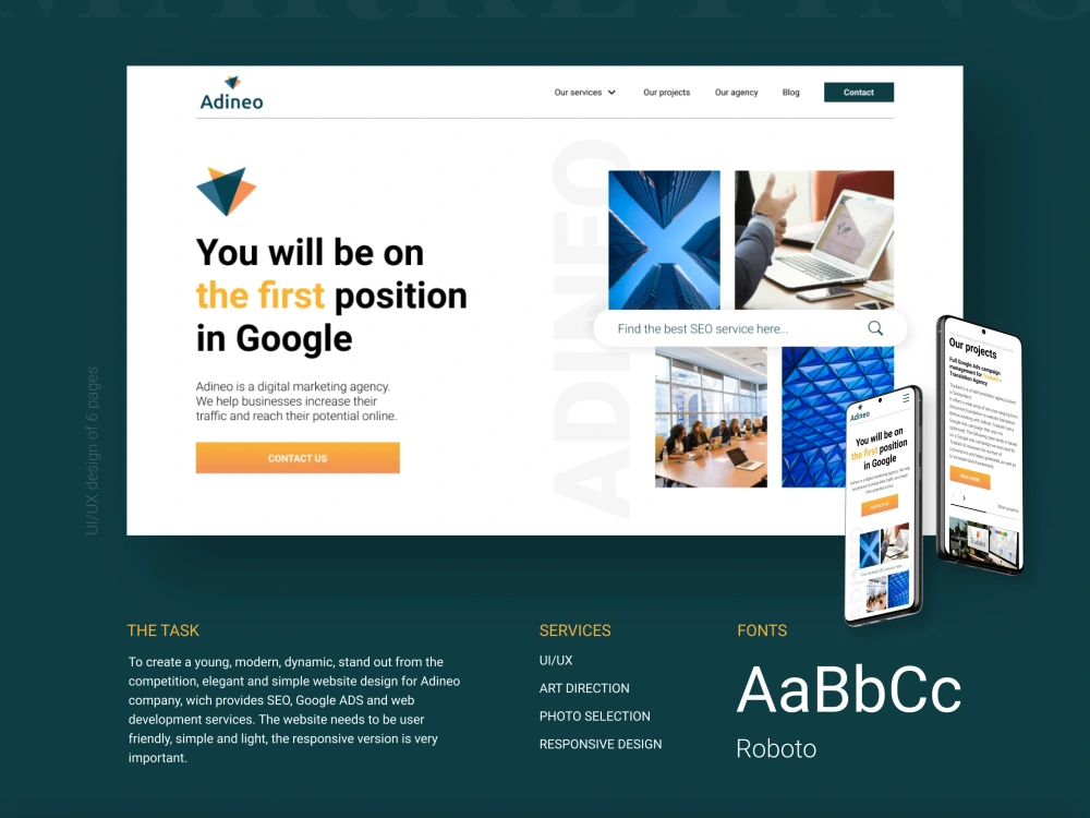 A stylish high-quality website design in Figma | Upwork