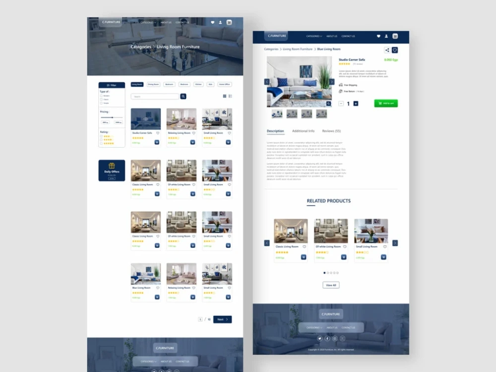 Modern web and mobile UI design | Upwork