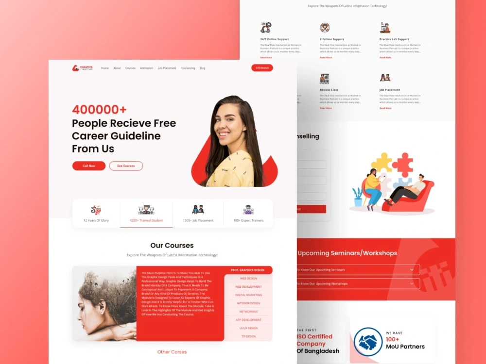 Your website redesign from scratch | Upwork