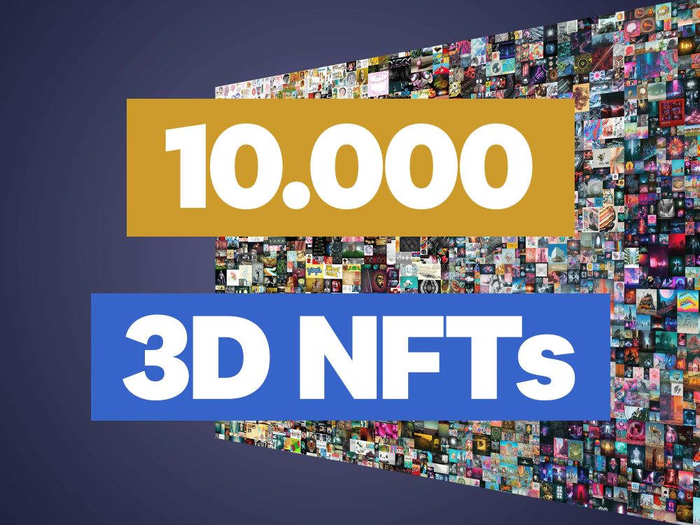 10,000 Generated 3d NFT Collection | Upwork