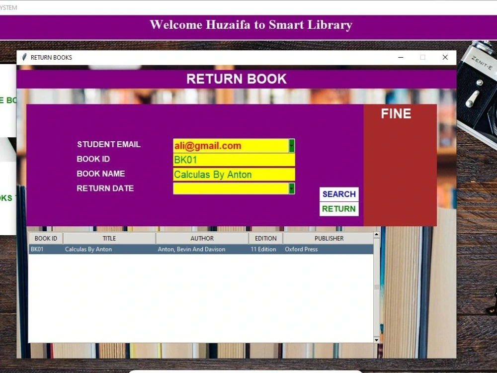 A fully functioned library management software | Upwork