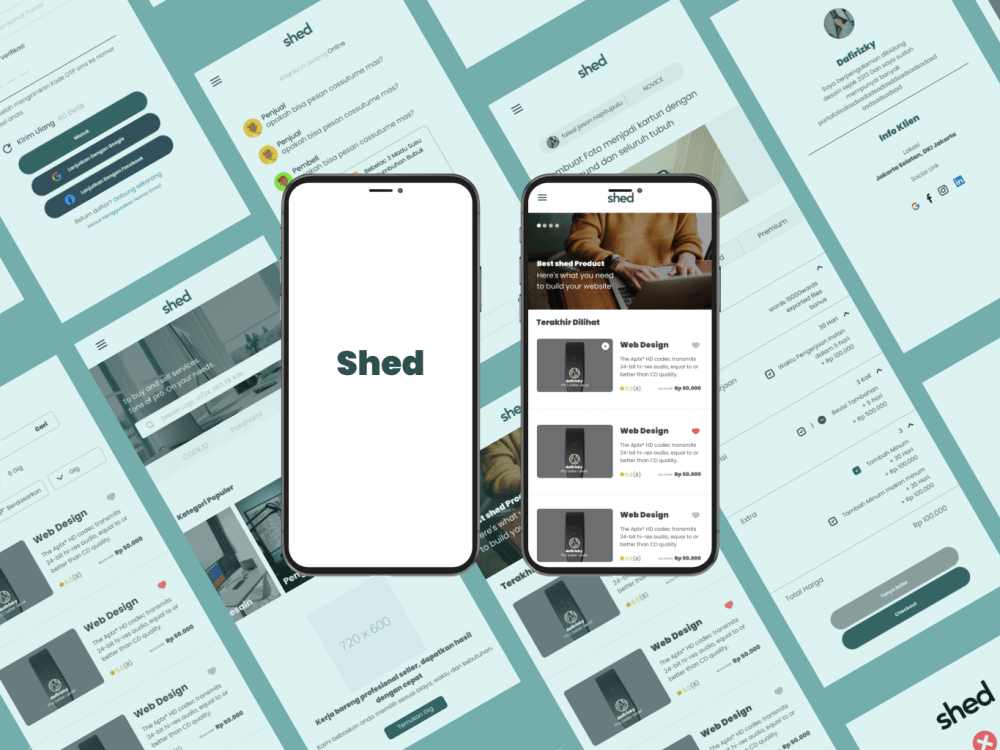 Mobile apps design and Prototype in Figma | Upwork