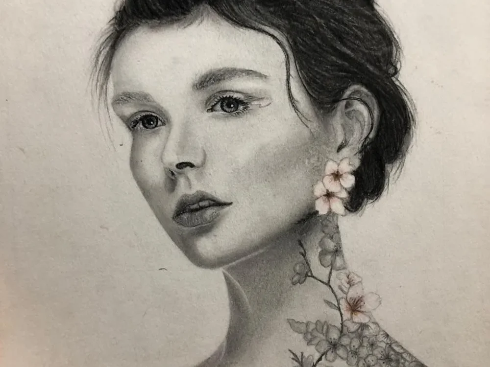 A realistic hand drawn pencil portrait | Upwork