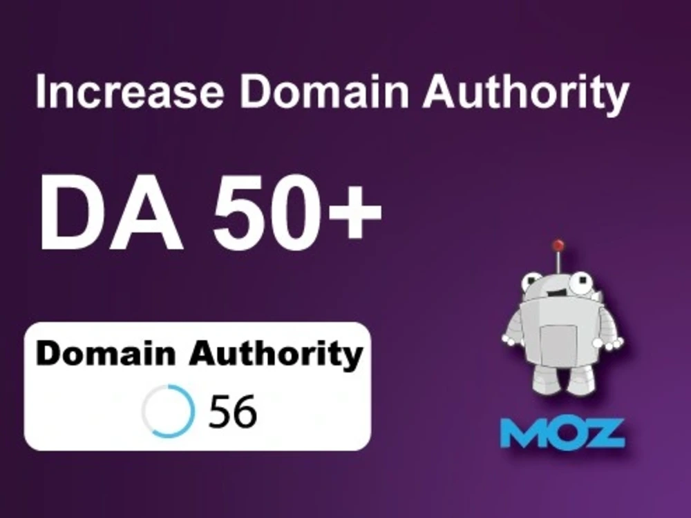 Increase domain authority Moz DA 50 plus | Upwork