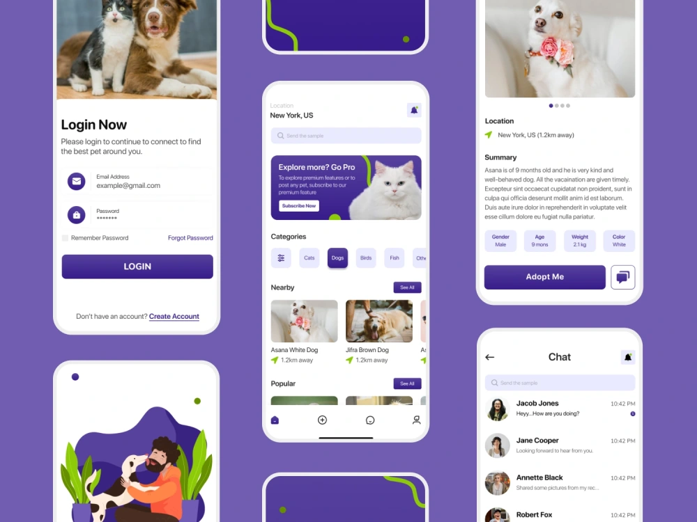 Clean and modern Android-iOS App Design | Upwork