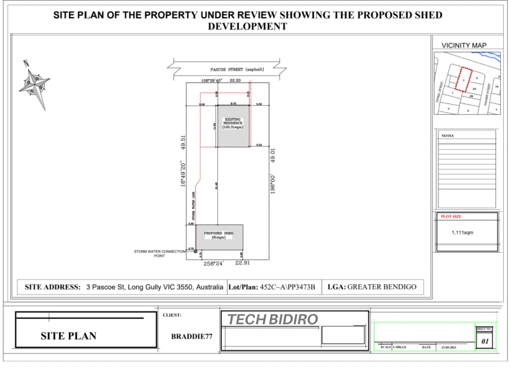 A 2D cad site plan for your real estate projects | Upwork
