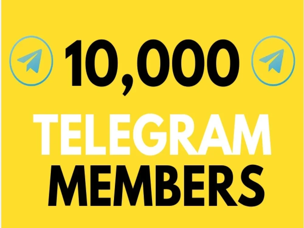 20,000 Telegram members for your channel or group | Upwork