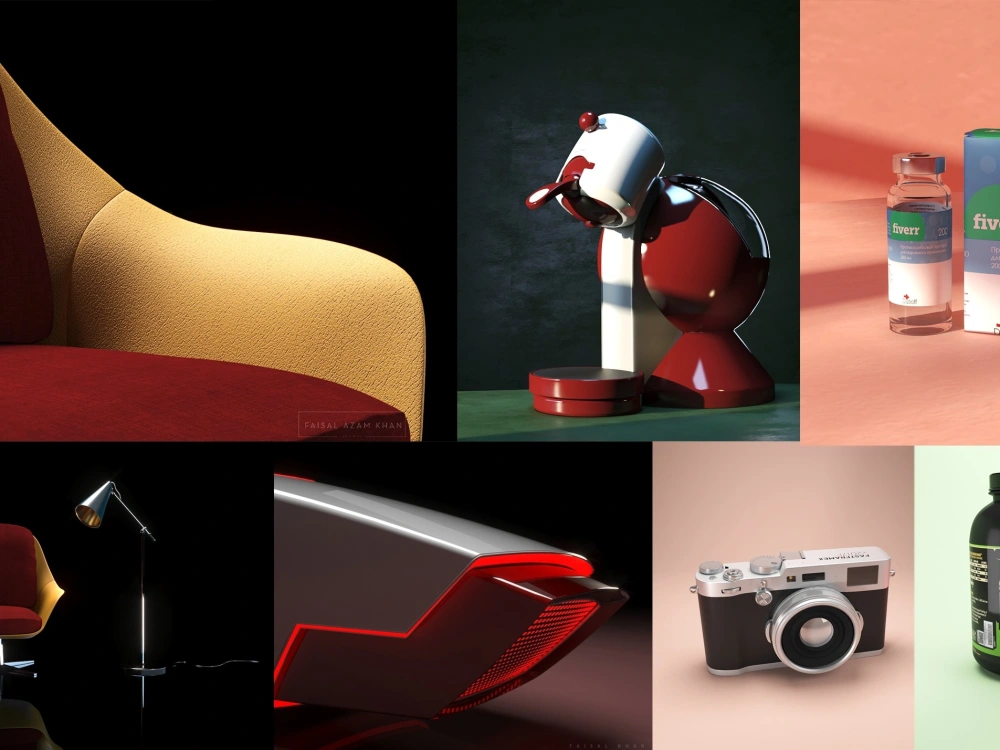 3d product rendering and animation for amazon | Upwork