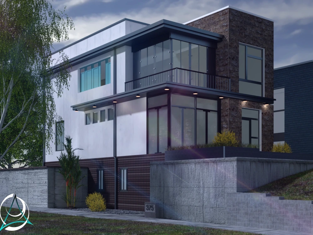 A 3D model and realistic exterior rendering | Upwork