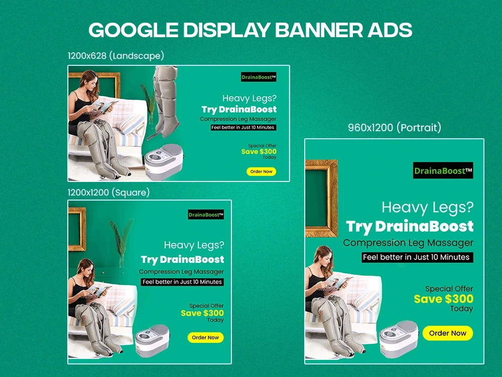 Google Display ads, Banner ads, Web banners, Adwords banner | Upwork