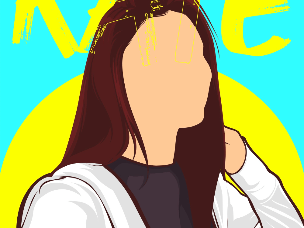 Custom Faceless vector art | Upwork