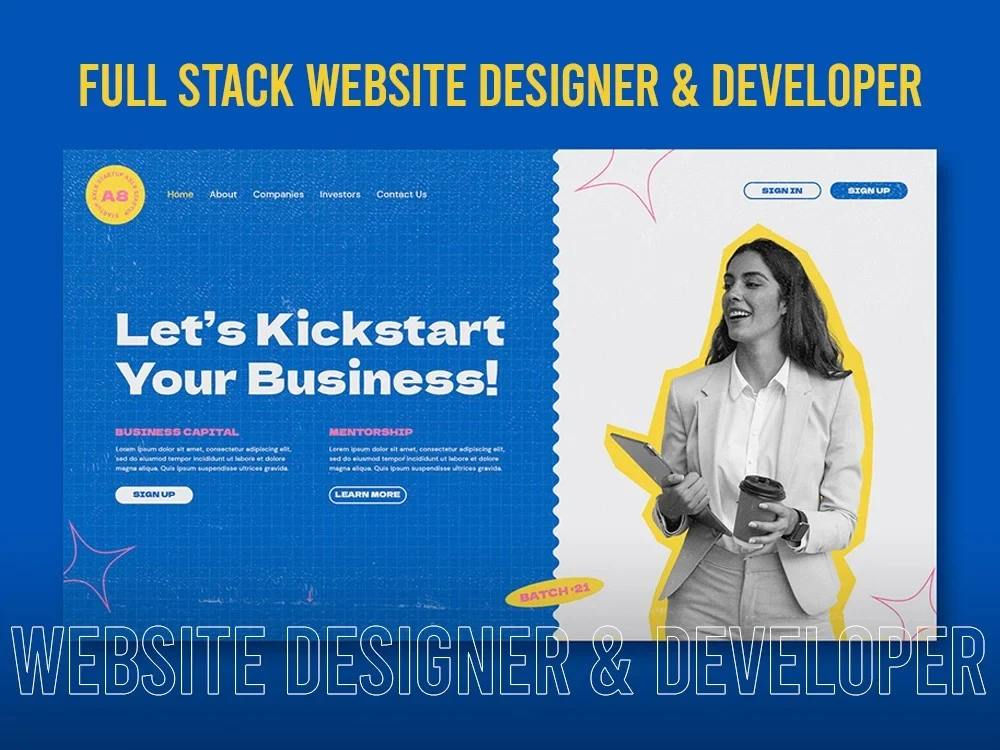 Website designer for professional website design or expert web designer ...