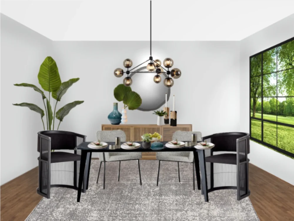 A gorgeous professional interior design plan for one room in your house ...