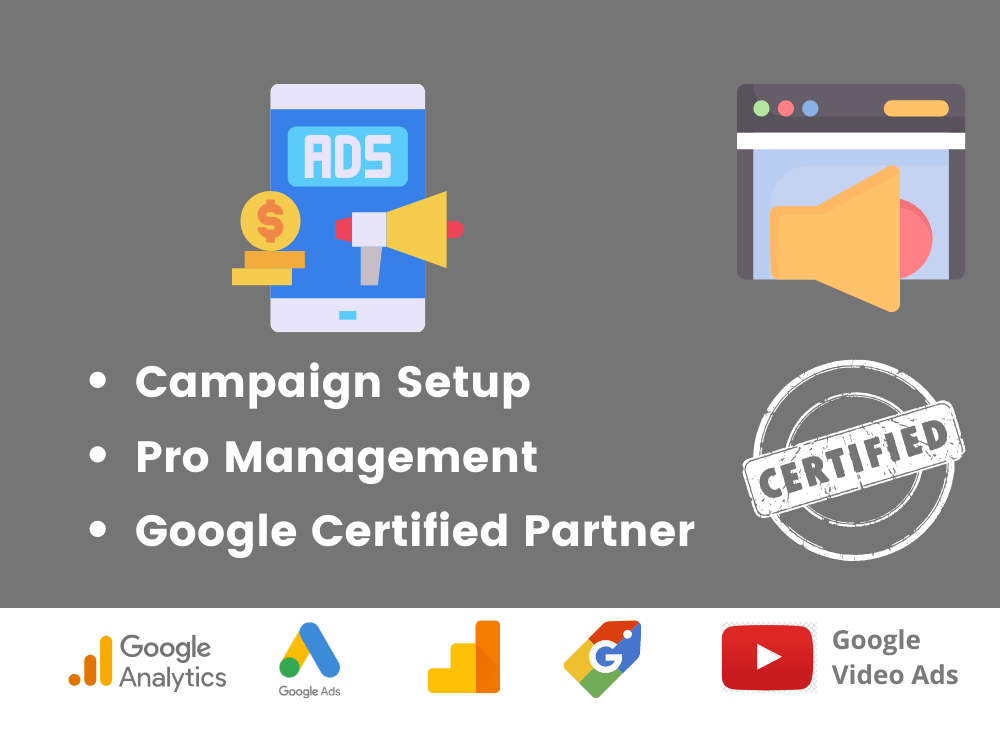 Your google ads campaign setup, managed & optimized | Upwork