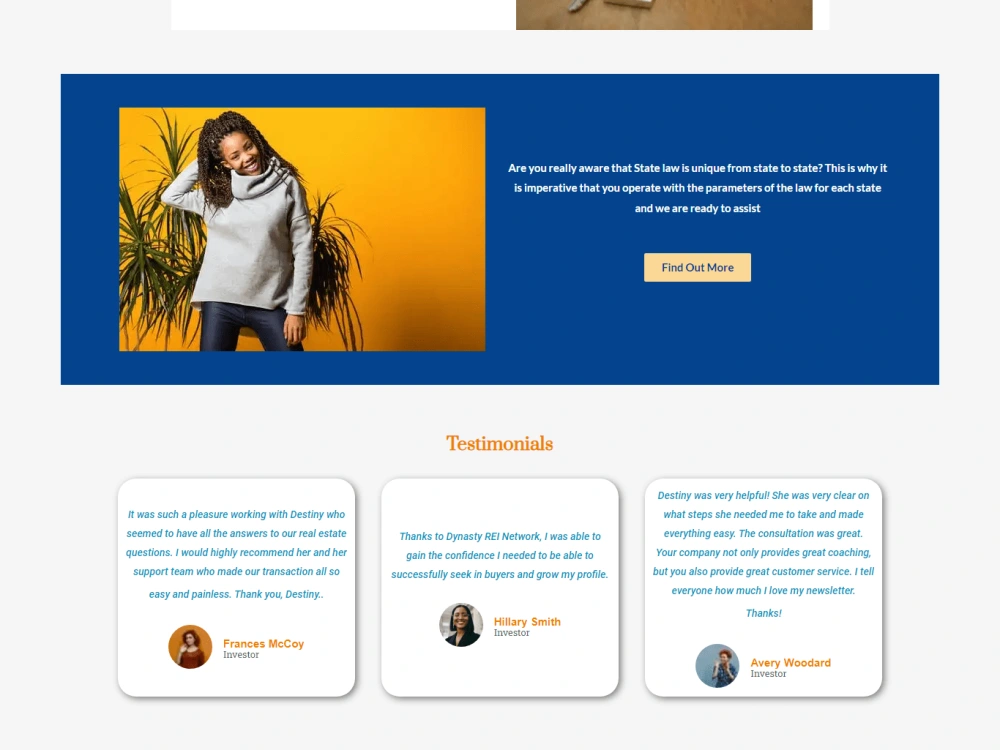 Well laid-out and responsive design for your Landing Pages and Websites ...