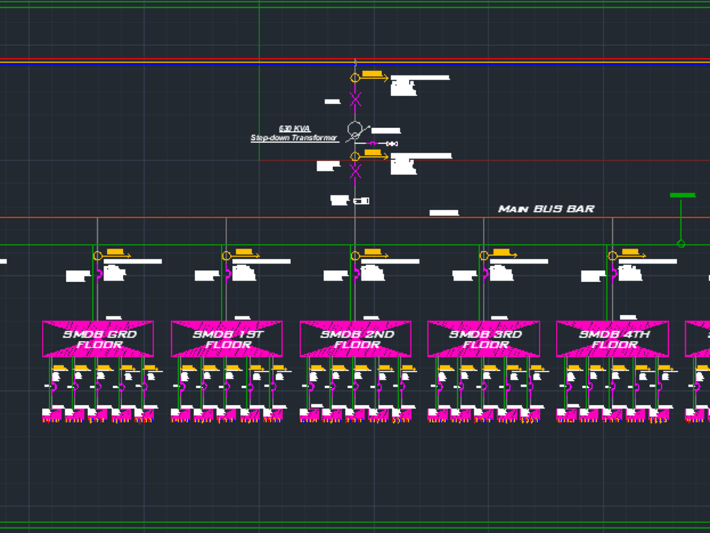 Electrical LV Single Line Diagram | Upwork