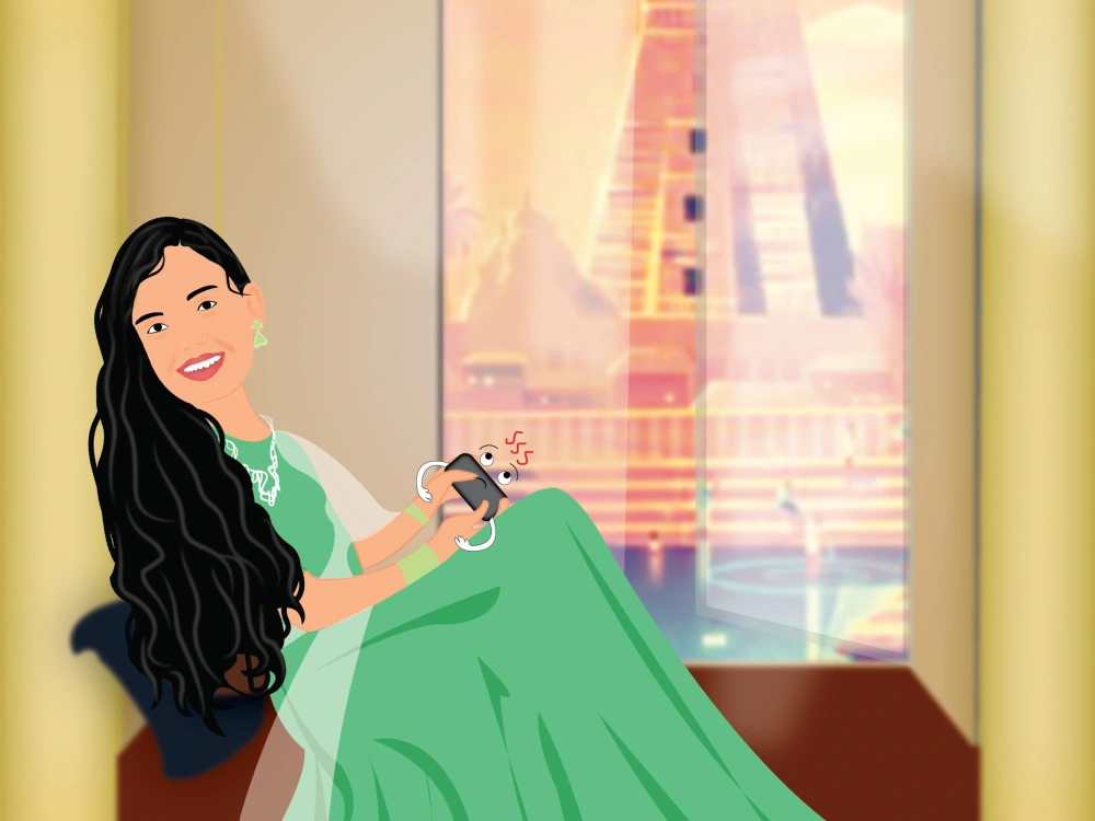 An eye-opener vector portrait illustration | Upwork