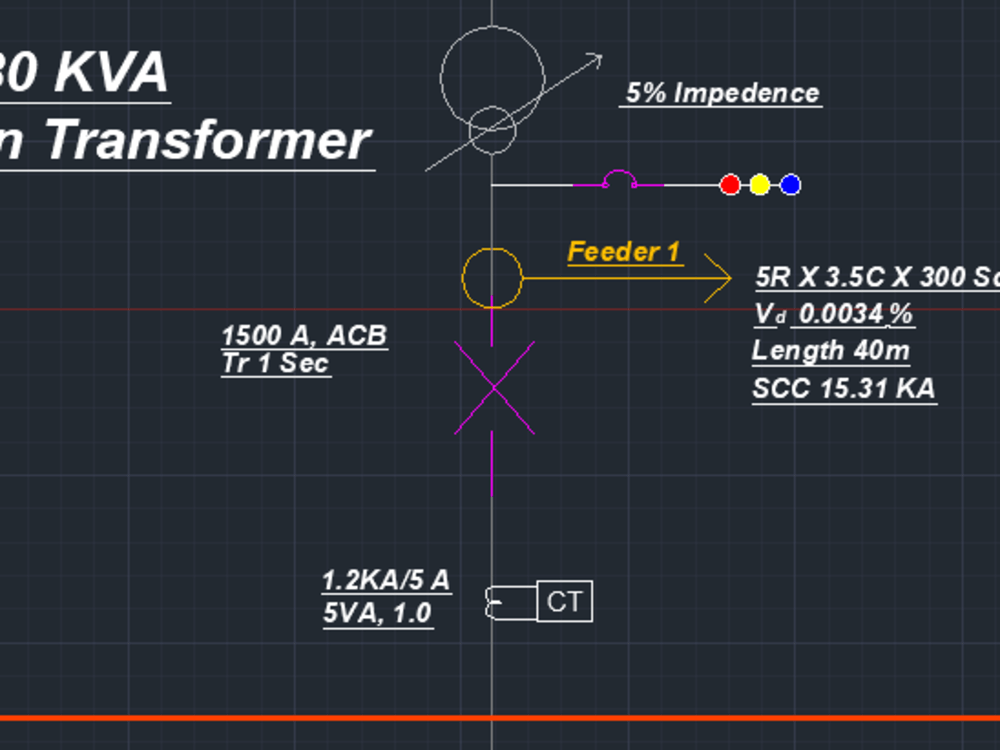 Electrical LV Single Line Diagram | Upwork