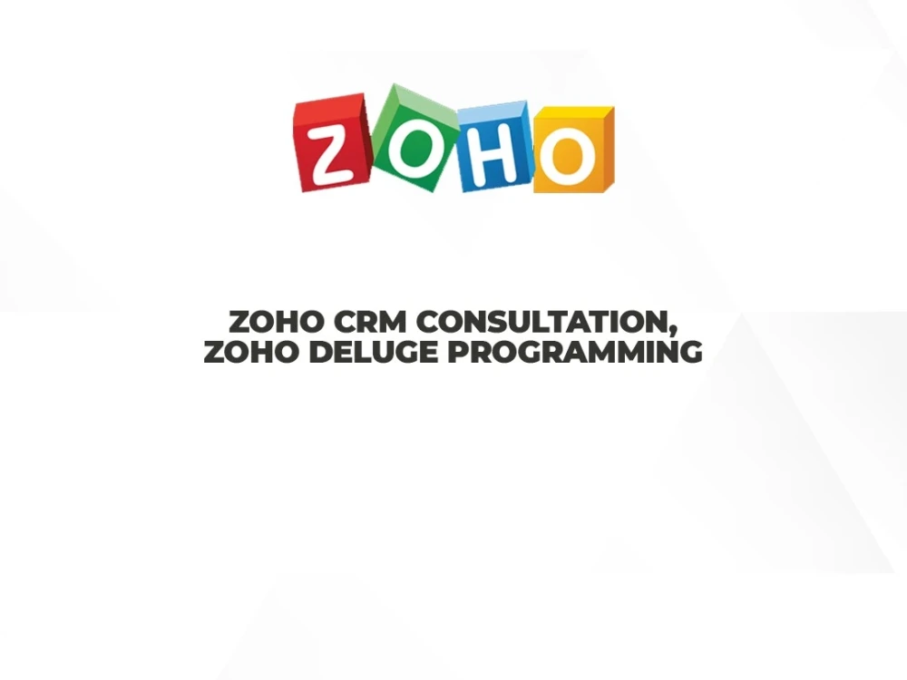 Zoho One Zoho Crm Zoho Creator Zoho Deluge Script Zoho Consultation Upwork 3627